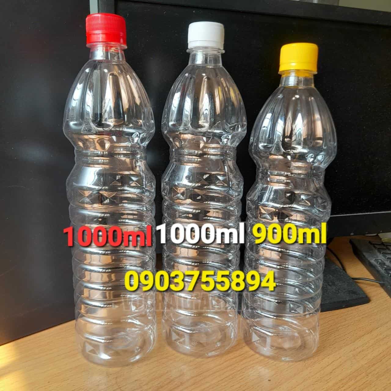 chai nhựa 1 lít ( 900ml ) - VỎ CHAI GIÁ RẺ